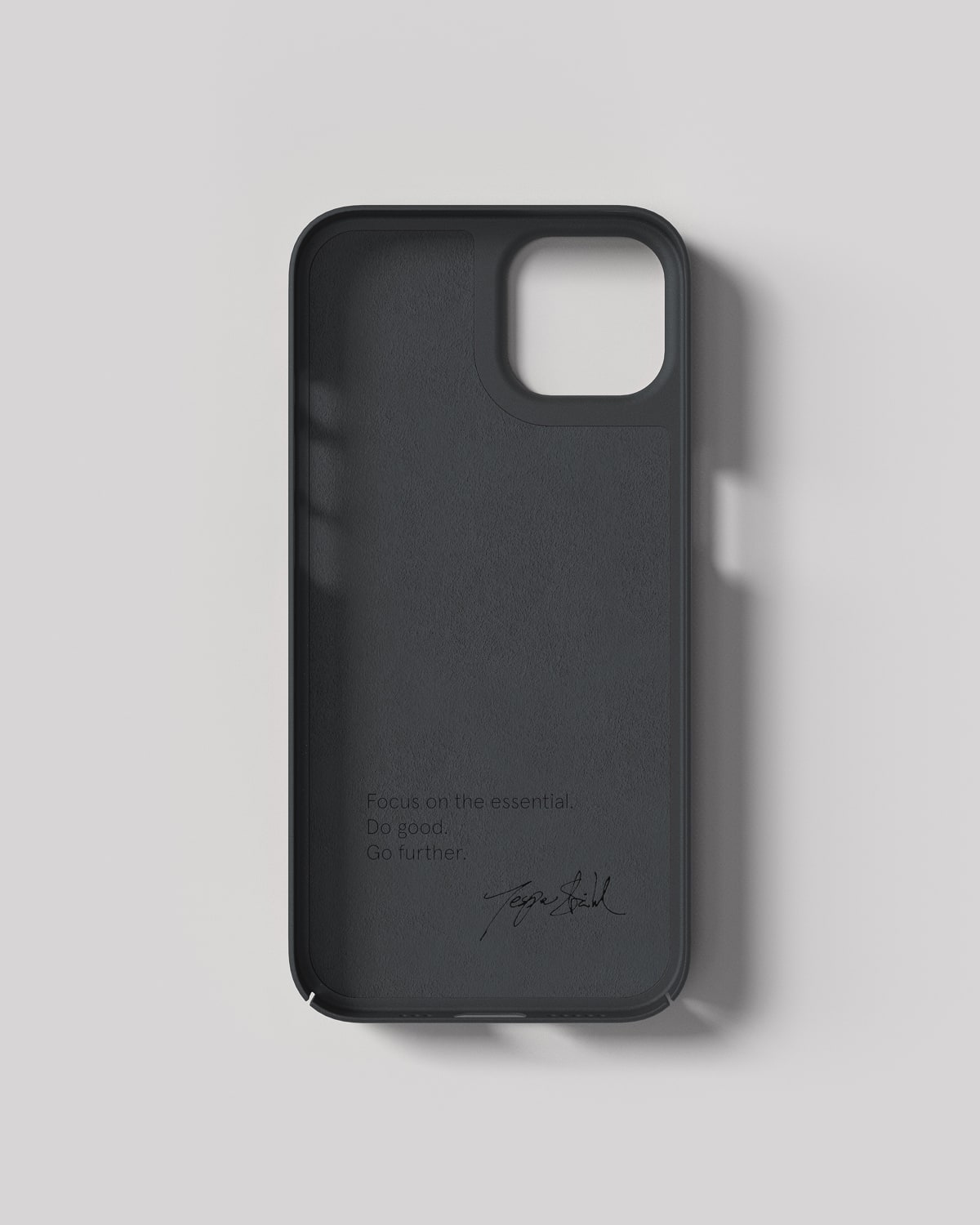 Thin Case - Anthracite Grey - iPhone 13 – NUDIENT
