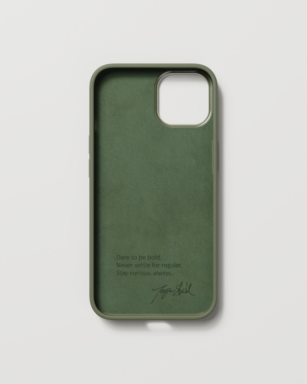 Bold Case - Olive Green - iPhone 13 – NUDIENT